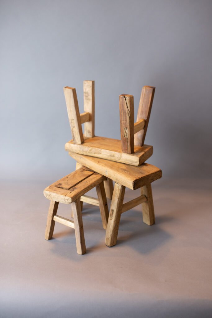 Vintage Mini Stools - Curated Studio