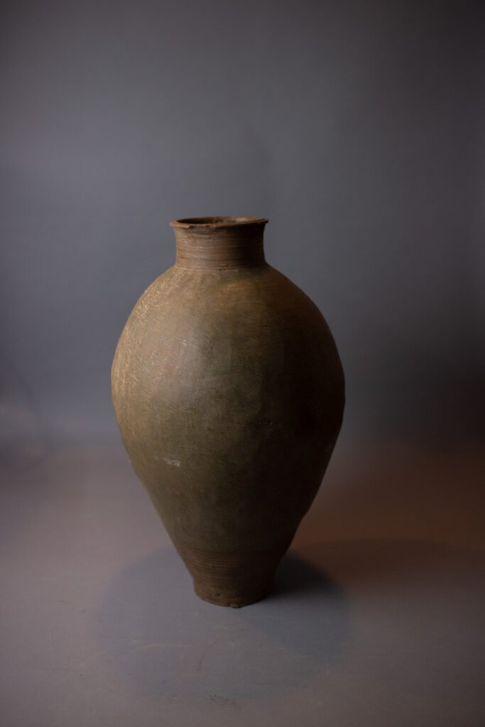 Green Vintage Vessel Pot - Curated Studio